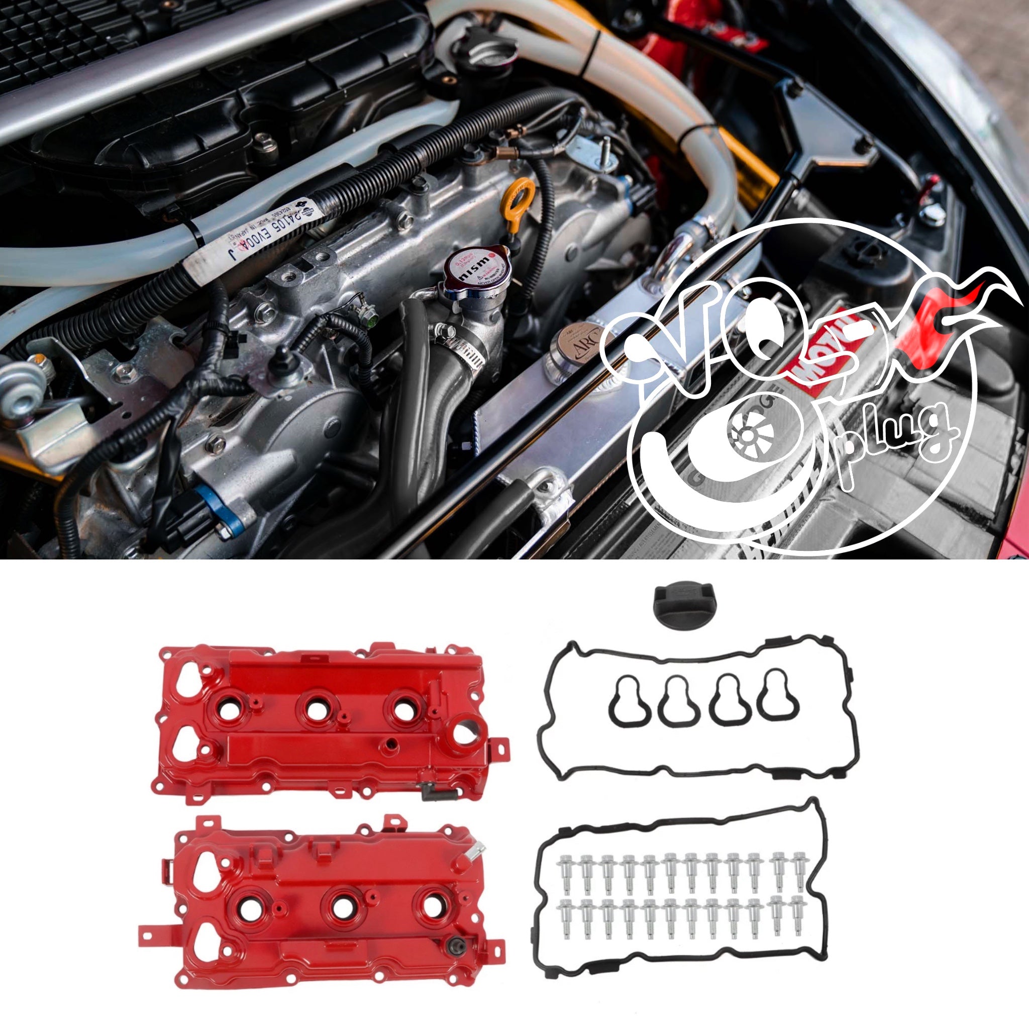 G35/350Z HR Aluminum Valve Cover Kit | Upgrade VQ35HR – VQPLUG